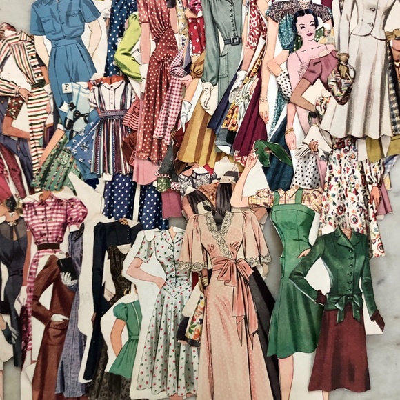 Office | Vintage 65 Piece Pack Of Wannabe Paper Dolls Ephemera | Poshmark